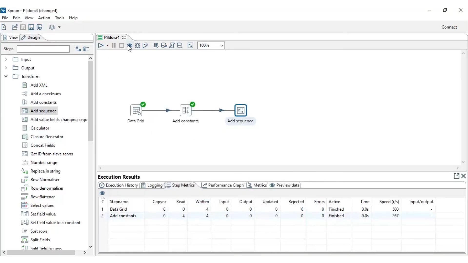 ¿Cómo añadir constantes y secuencias en Pentaho? - Itop Academy